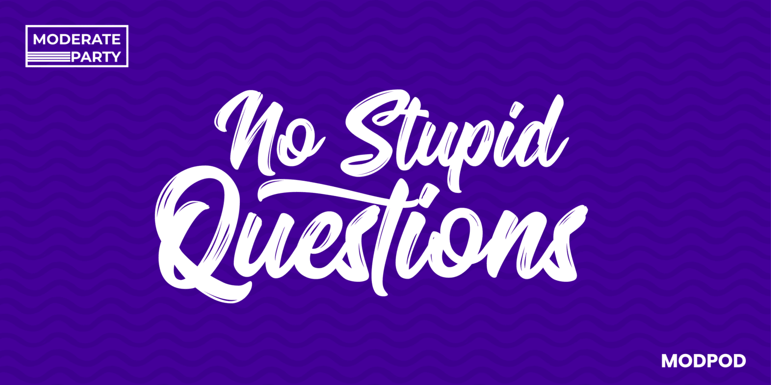 No Stupid Questions - Moderate Party
